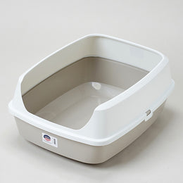 猫砂の飛び散りを防ぐ猫トイレ。大型猫にもオススメな Deep Pan ジャンボ（2カラー） – OFT STORE